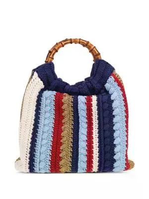 Gucci Bamboo Handle Leather Handbag