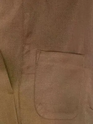 NINE:INTHE:MORNING Collarless Top With Chest Pocket