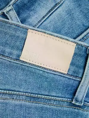 Paige Logo-patch Flared Jeans