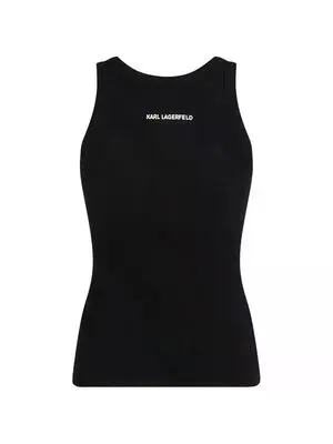 Karl Lagerfeld Ikon Ribbed Tank Top