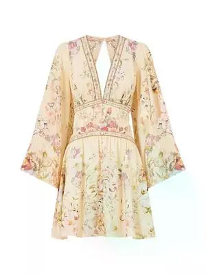 Camilla Floral-print Mini Dress