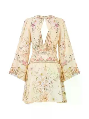 Camilla Floral-print Mini Dress
