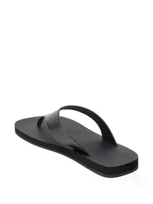 THE ROW Classic Ginza Slides - Black