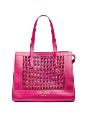 LANCEL Grained Leather Tote Bag