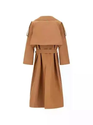 Herno Belted Double-breasted Coat - Brown