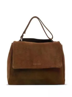ORTIGNI Small Sveva Tote Bag - Brown