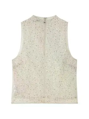 Patrizia Pepe Sleeveless Top - Neutrals