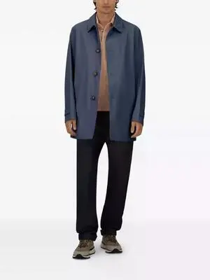 Herno Welt-pocket Raincoat - Blue