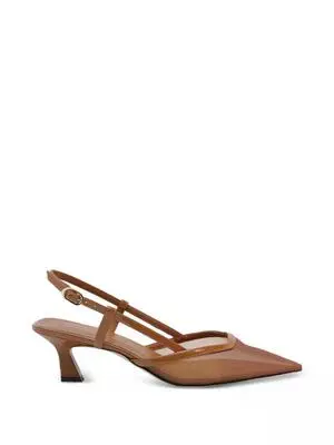 STUART WEITZMAN Vinnie Pointed-toe Pumps - Neutrals