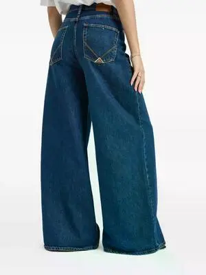 ROY ROGER'S Wide-leg Jeans - Blue