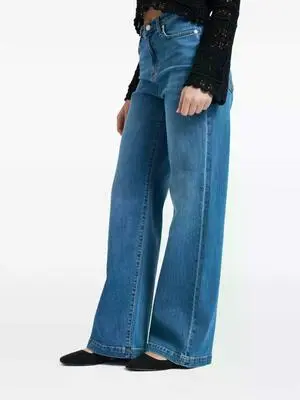 ROY ROGER'S Wide-leg Jeans - Blue