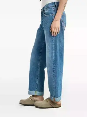 ROY ROGER'S Frayed-hem Jeans