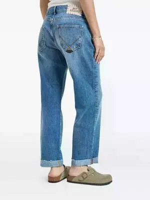 ROY ROGER'S Frayed-hem Jeans