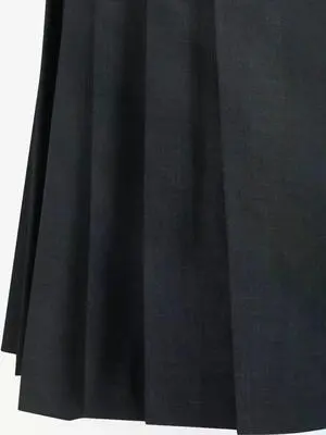 AMOMENTO Pleated Culotte Trousers - Grey