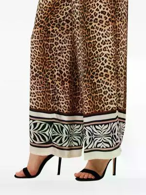 Liu Jo Leopard Print Border Trousers