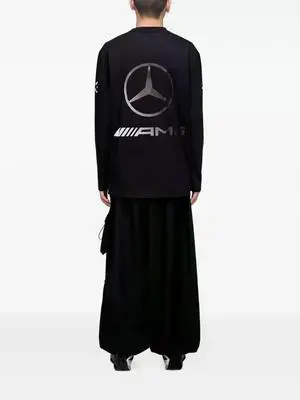 Y3 X Mercedes Chaos Logo Long-sleeves T-shirt