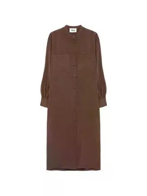 Alpha Studio Pocket Buttoned Shirt Dress