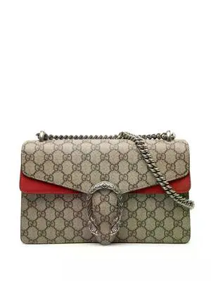 Gucci Gg Supreme Dionysus Crossbody Bag - Red