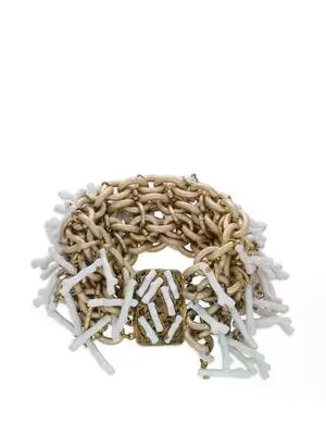 Vintage Tone Chain Bracelet - Gold