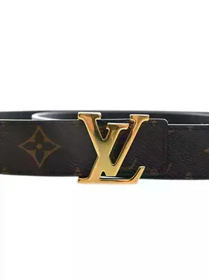 LOUIS VUITTON 2019 Monogram Initiales Reversible Belt