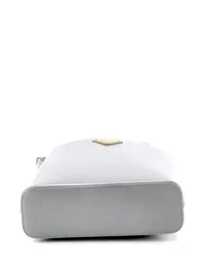 Prada Logo Convertible Brushed Leather Tote Bag