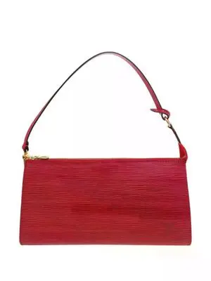 LOUIS VUITTON 2002 Epi Pochette Accessoires Shoulder Bag - Red