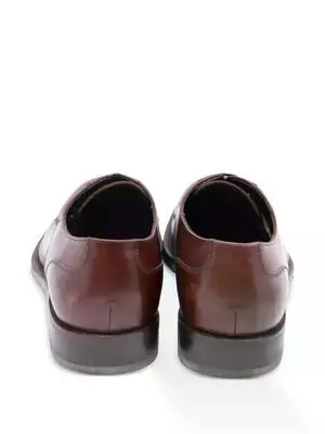 FERRAGAMO Cap-toe Derby Shoes - Brown