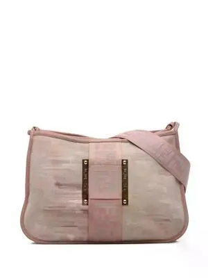 Fendi 2000-2010 Canvas Zucca Crossbody Bag