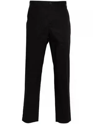 Sandro Poplin Cotton Trousers - Black