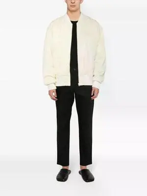 Sandro Poplin Cotton Trousers - Black