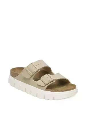 BIRKENSTOCK Arizona Double-buckle Slides - Neutrals