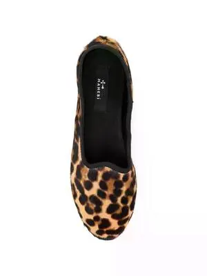 Manebí Leopard Print Loafers - Neutrals