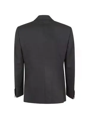 LARDINI Flower-pin Buttoned Suit - Grey
