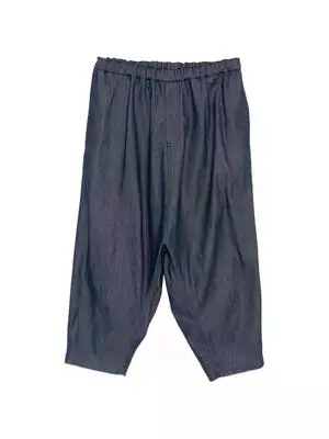 Comme Des Garçons Drawstring Dropped-crotch Trousers