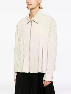 FENG CHEN WANG Pleated Zipped Jacket