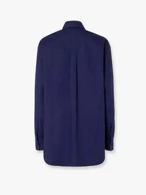 Fendi Cotton Poplin Shirt - Blue