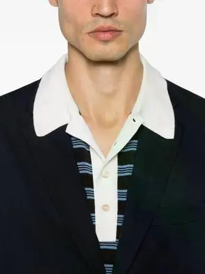 Emporio Armani Button Single-breasted Blazer - Blue