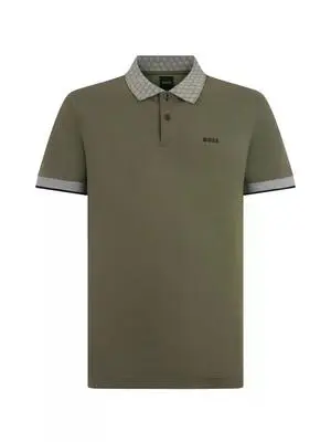BOSS Paddy Polo Shirt In Stretch-cotton Piqu - Green