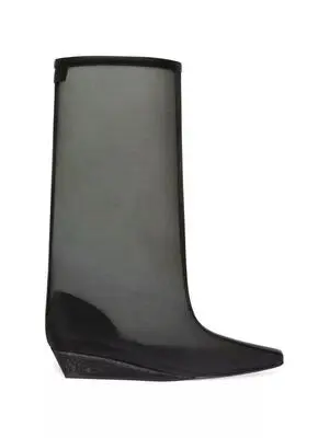COURREGES Melting Mesh Wedge Boots