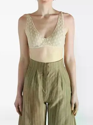 BASERANGE V-neck Textured Top