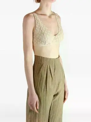 BASERANGE V-neck Textured Top