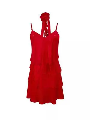 BLUGIRL Tie Mini Dress - Red