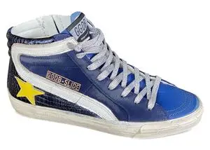 GOLDEN GOOSE Slide Sneaker Star - Blue/yellow