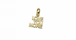 Jennifer Zeuner Jewelry Love You More" Charm Pendant - One-color