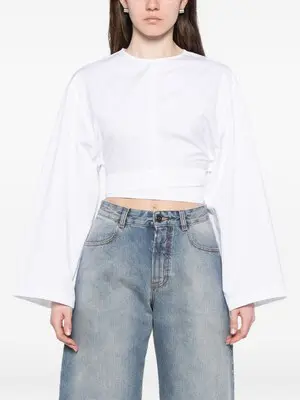 Alaïa Cotton Belted Top