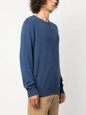 Polo Ralph Lauren Crew Neck Wool Sweater - Blue