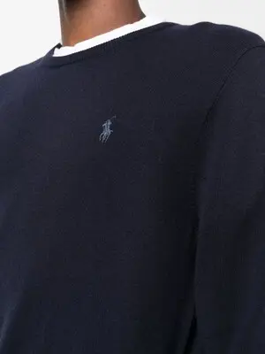 Polo Ralph Lauren Wool Crew Neck Sweater - Blue