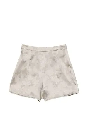 Emporio Armani Pleated Shorts - Grey