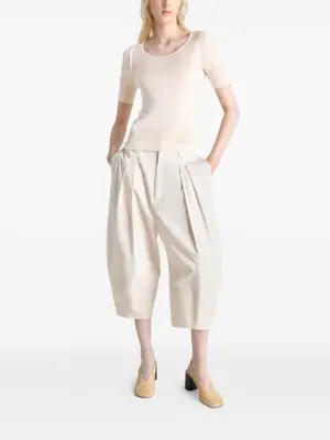 LEMAIRE Silk Blend Top - White