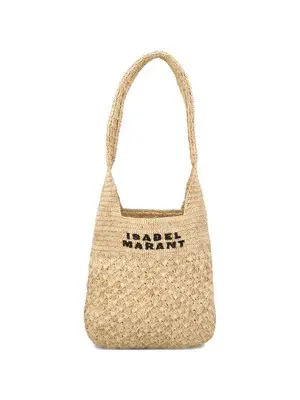 Isabel Marant Étoile Praia Small Raffia Tote - Beige